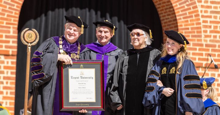 Howard W. Long Receives Honorary Doctorate from Regent University